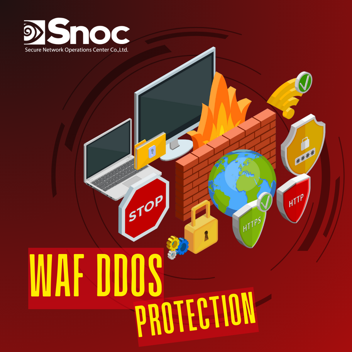 เอสน็อค (Snoc) | Thailand's First Cloud-Based DDoS Protection.